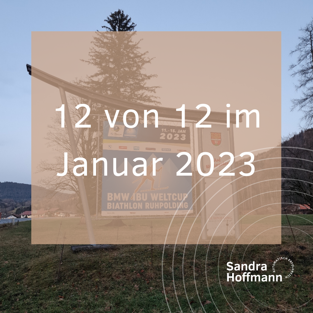 12 von 12 im Januar 2023 - Alltag oder auch nicht - Sandra Hoffmann